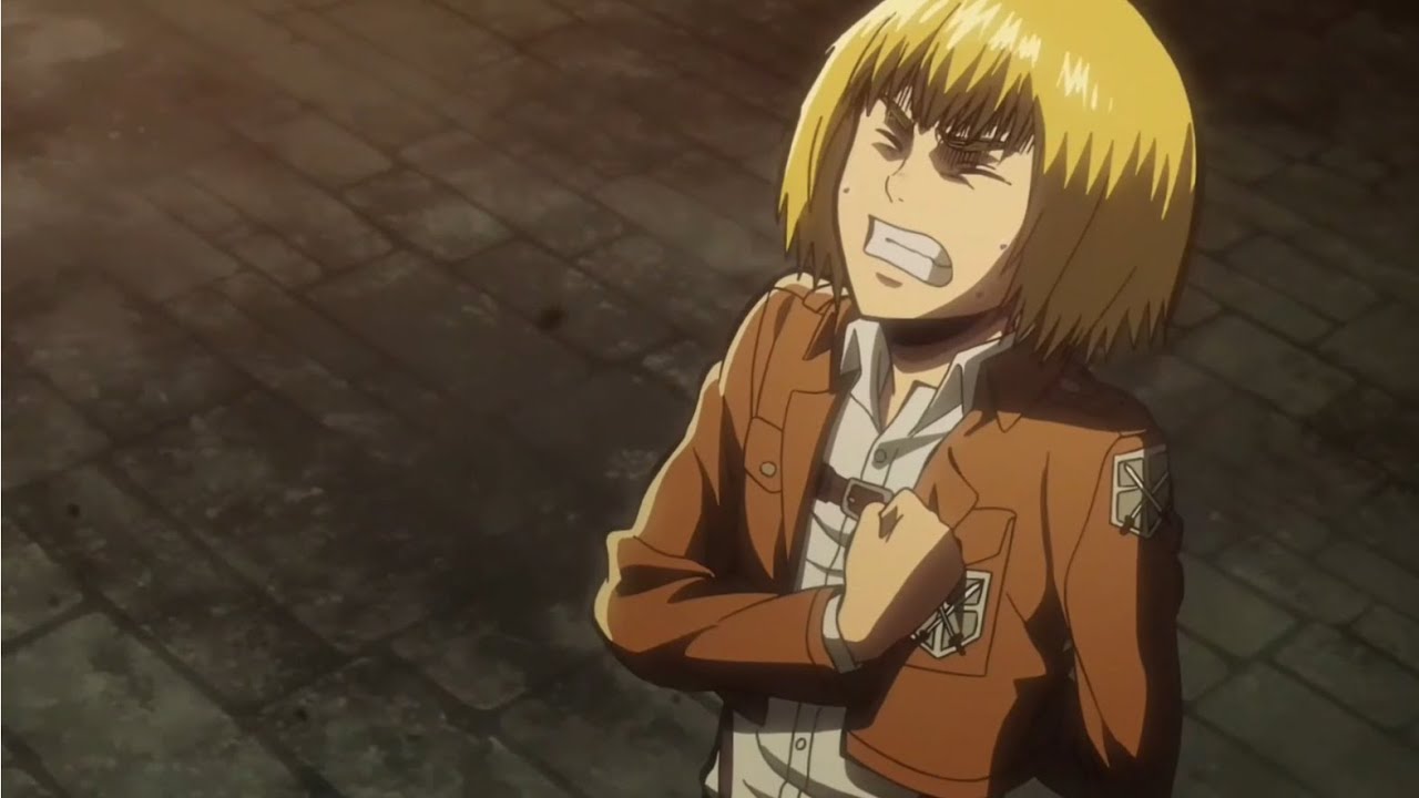 Attack On Titan Armin Arlet Heart Felt Salute To Save Eren Yeager 7083