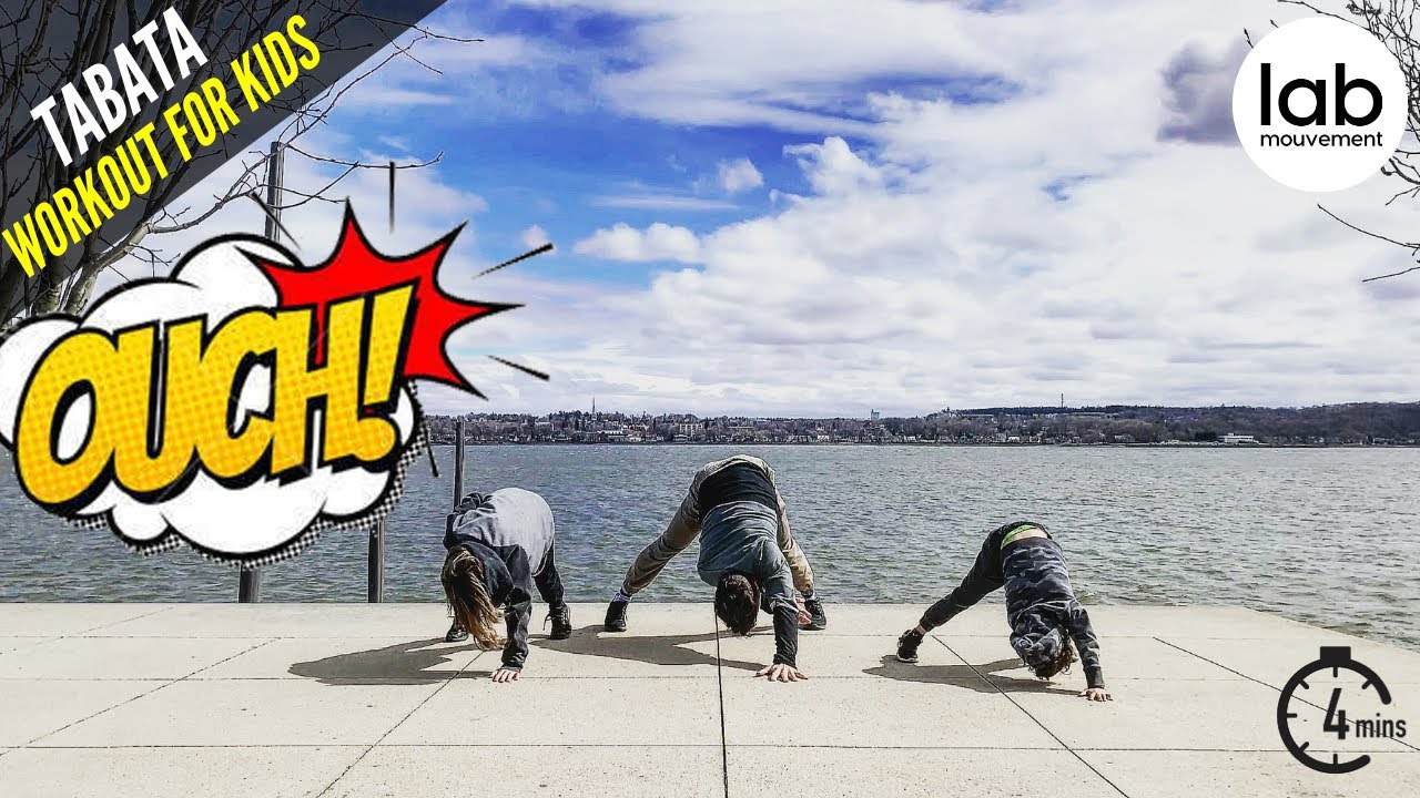 Entraînement pour enfant Hiit #15 /Kids tabata/home workout/ Family ...