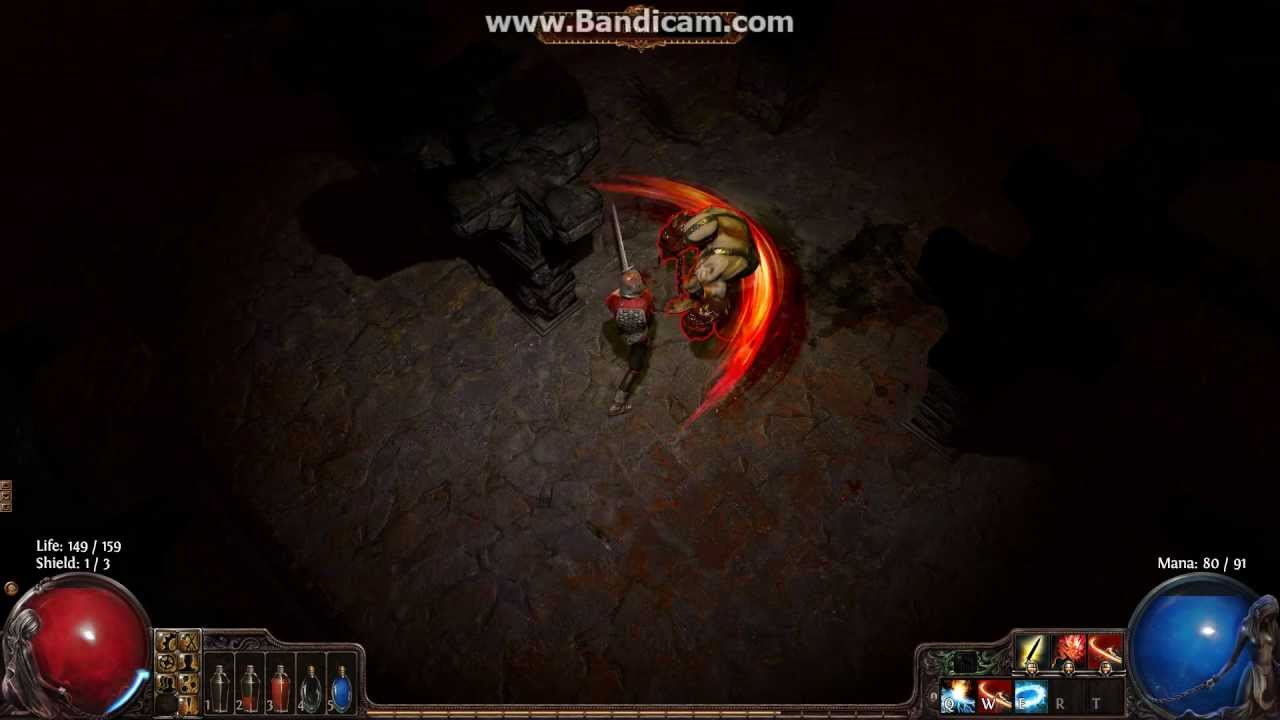 Path of Exile, Upper Prison Brutus fight - YouTube