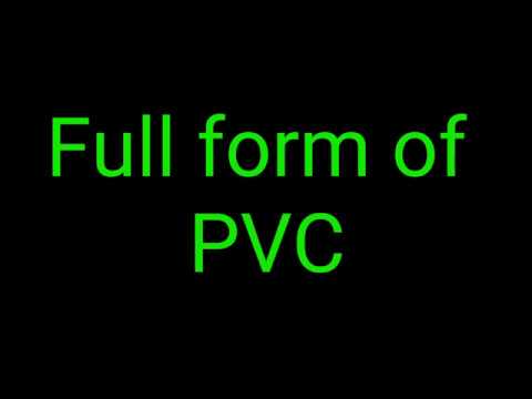 Full form of PVC / PVC full form / PVC का पूरा नाम - YouTube