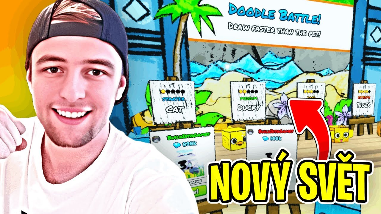 NOVÝ SVĚT V PET SIMU99? 🤩 Doodle Battle! Exkluzivní Vajíčko! | Pet ...