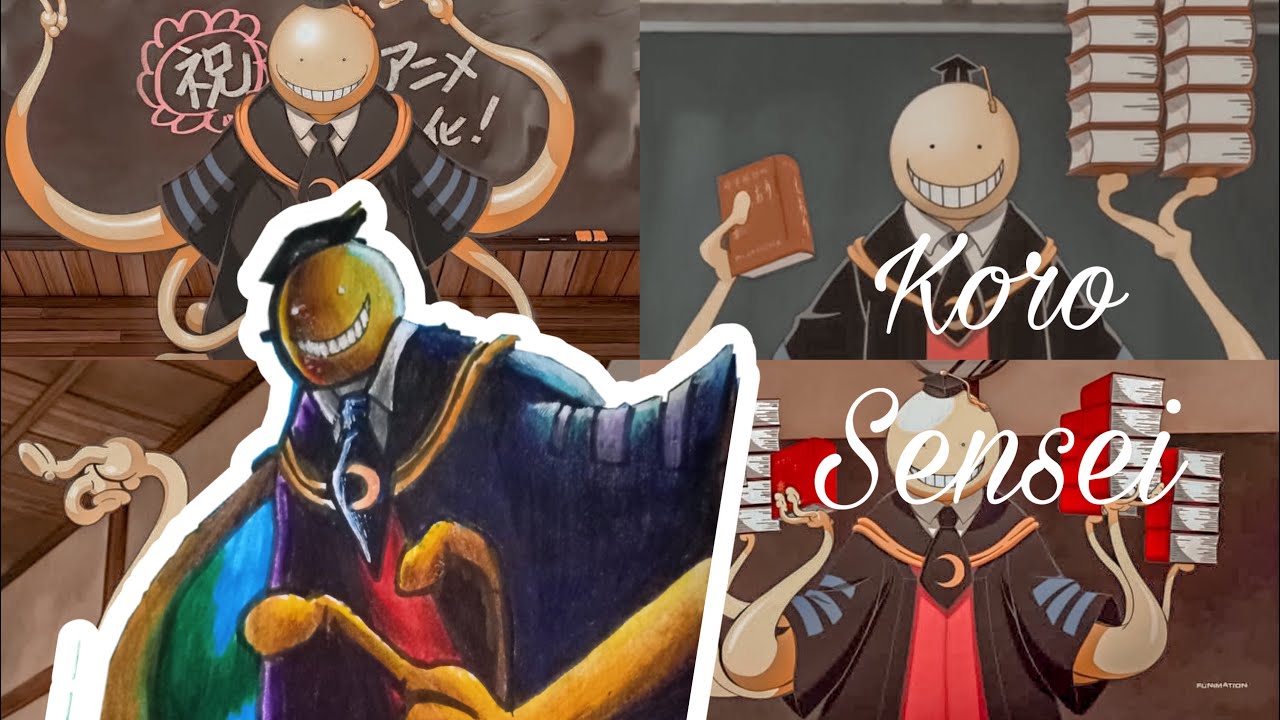 Drawing No.2 Koro Sensei - YouTube