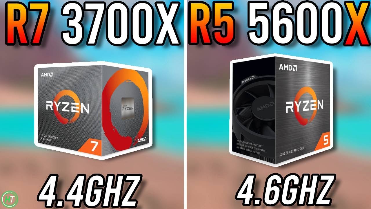 Ryzen 7 3700X vs Ryzen 5 5600X - Tested in 2024 - YouTube