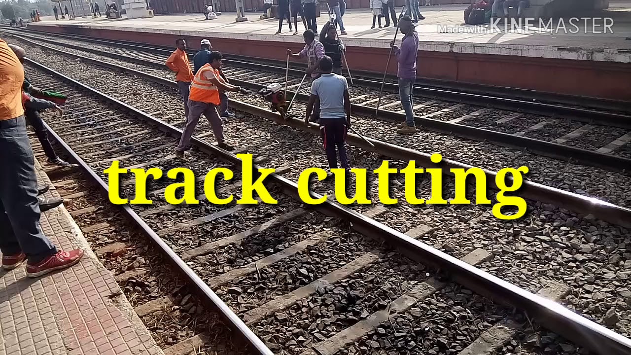 Track cutting MACHINE - YouTube