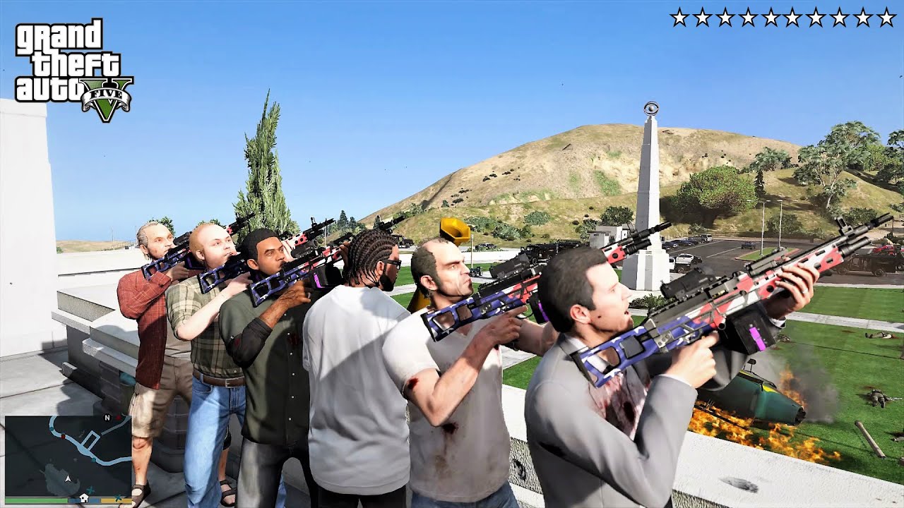 GTA 5 - Franklin, Lamar, Michael, Trevor, Chef, Lester, Ron and Wade's ...