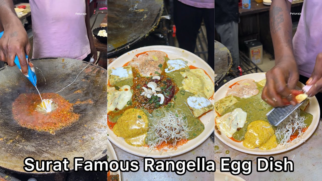 Surat Famous Rangella Egg Dish - YouTube