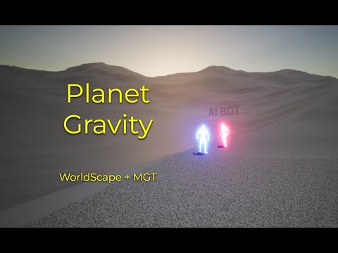 Planet gravity - MGT + Worldscape - experimental integration - YouTube