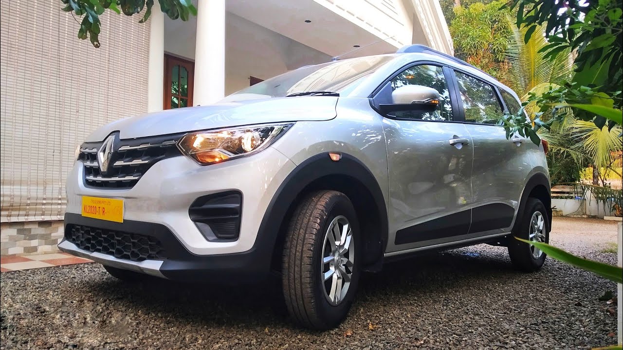 Renault Triber RXT Moonlight Silver | Walk around | Tech Tips.com - YouTube