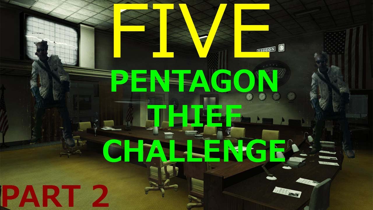 Five - Pentagon Thief Challenge: part 2 "Black Ops Zombies" - YouTube