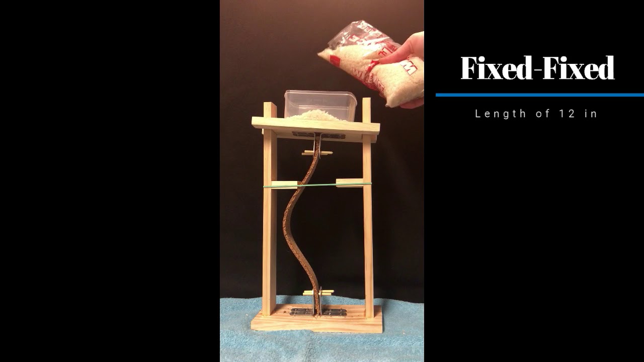 Column Buckling Experiment - YouTube