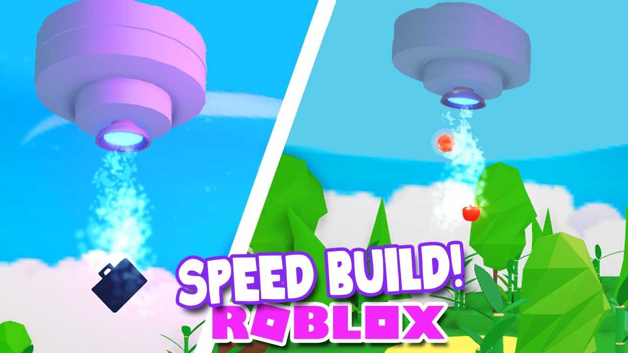 👽ALIEN SPACESHIP HOME👽 SPEED BUILD in Adopt Me Roblox House Home - YouTube