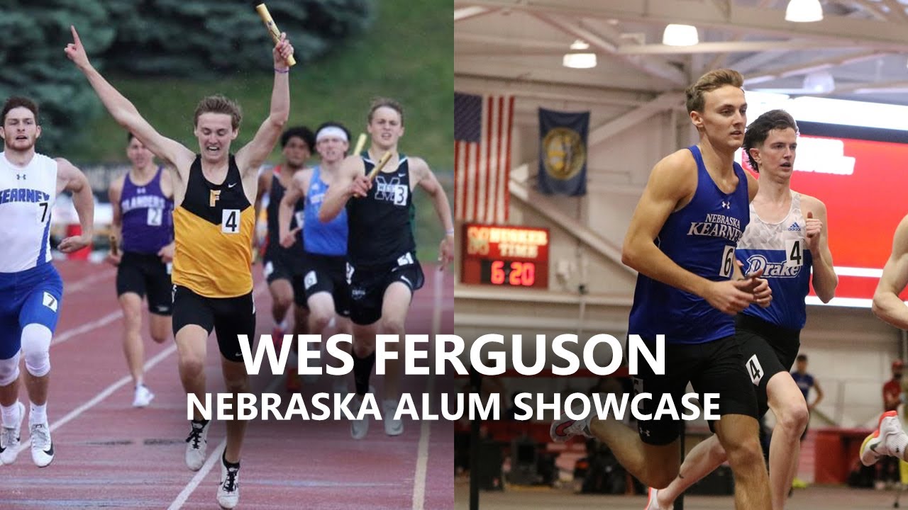 Wes Ferguson Sub-1:50 (!!!) 800 Meters indoors - Nebraska HS Alum ...
