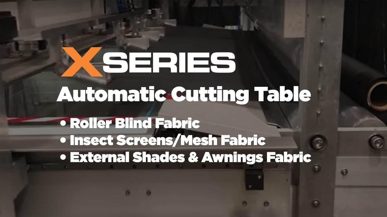 Raytech X- Series Fabric Cutting Table for blinds, awnings and screens ...