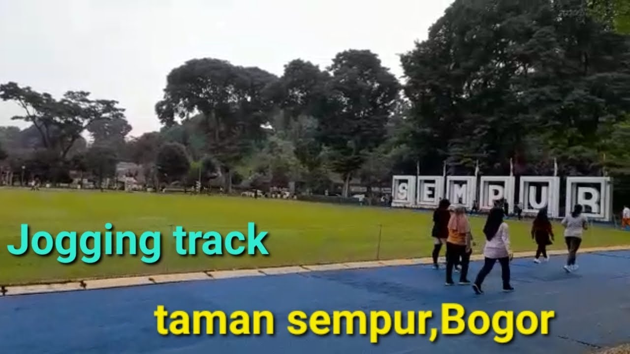 Taman Sempur, Bogor. Lari pagi dengan View alam kota Bogor - YouTube