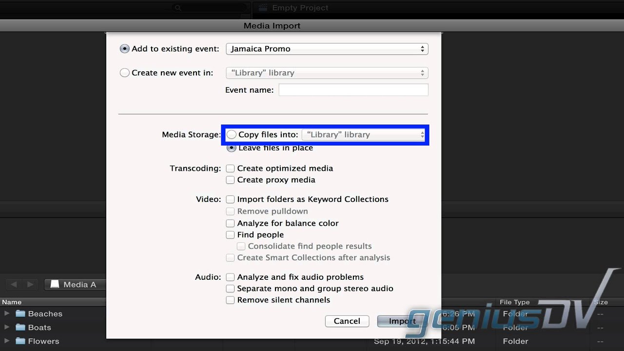 Final Cut Pro X Media Management (10.1) - YouTube
