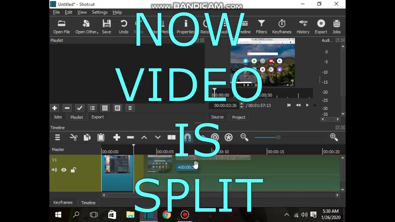 How To Split Video In Shotcut Video 1 YouTube How To Split Video In Shotcut Video 1 YouTube