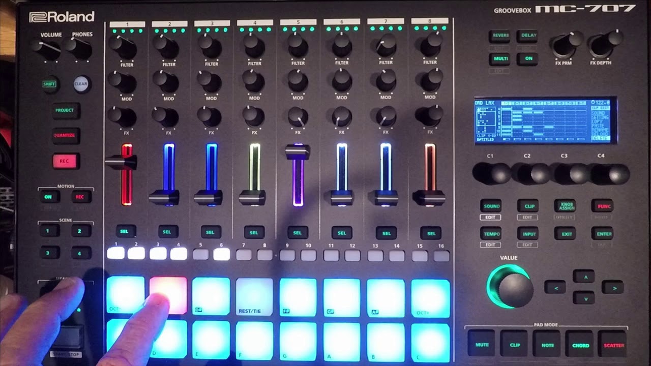 MC-707 Tutorial - Note Repeat - YouTube