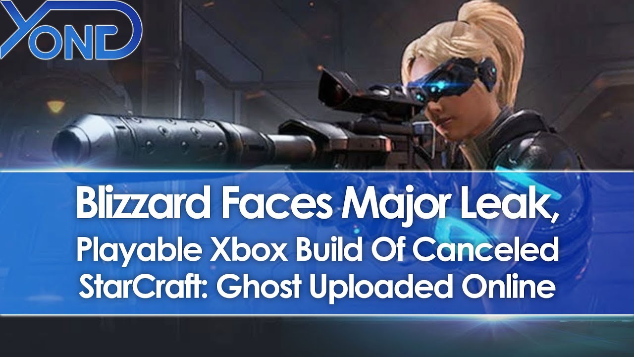 Blizzard Faces Major Leak, Playable Build Of Canceled StarCraft Ghost ...