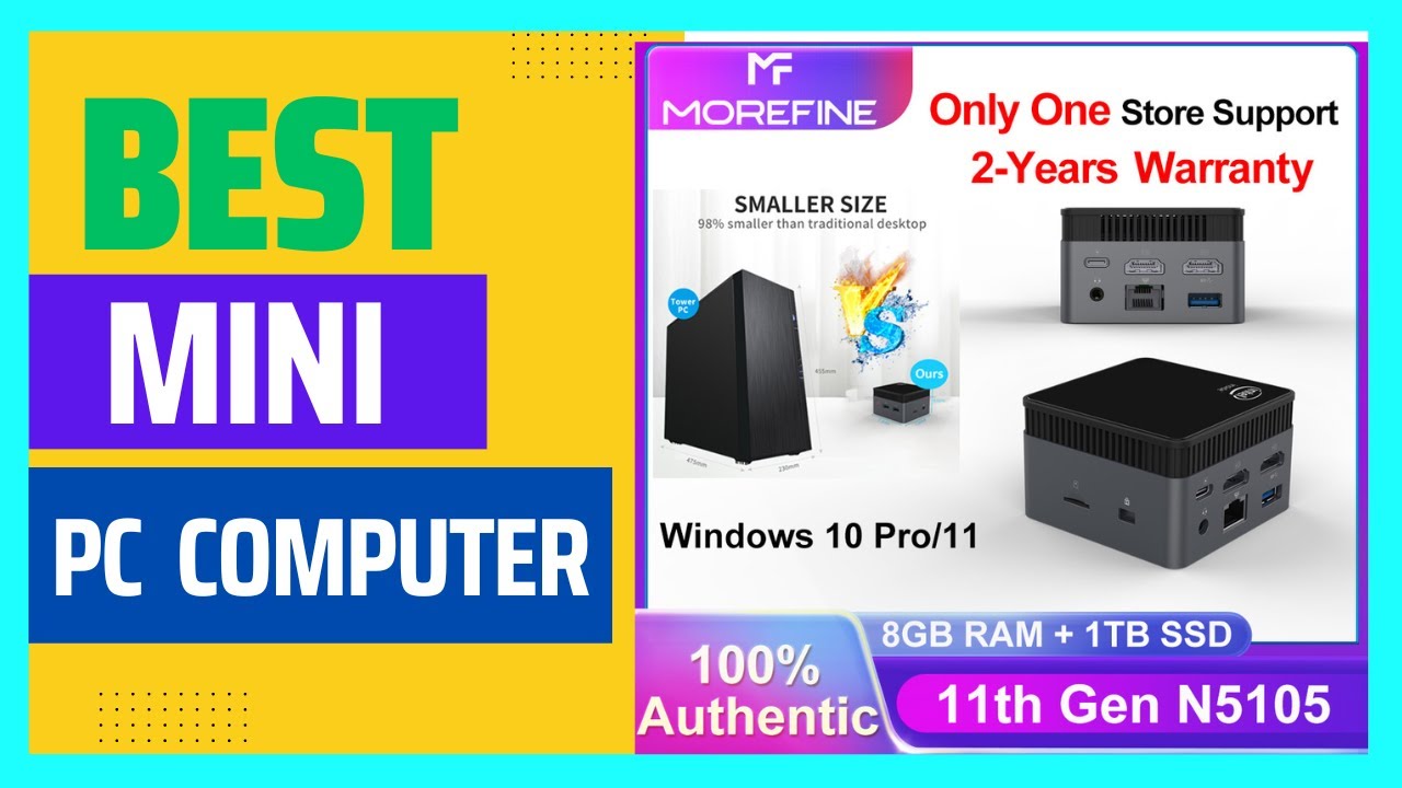 MOREFINE M6S Intel N5105 Mini PC - YouTube