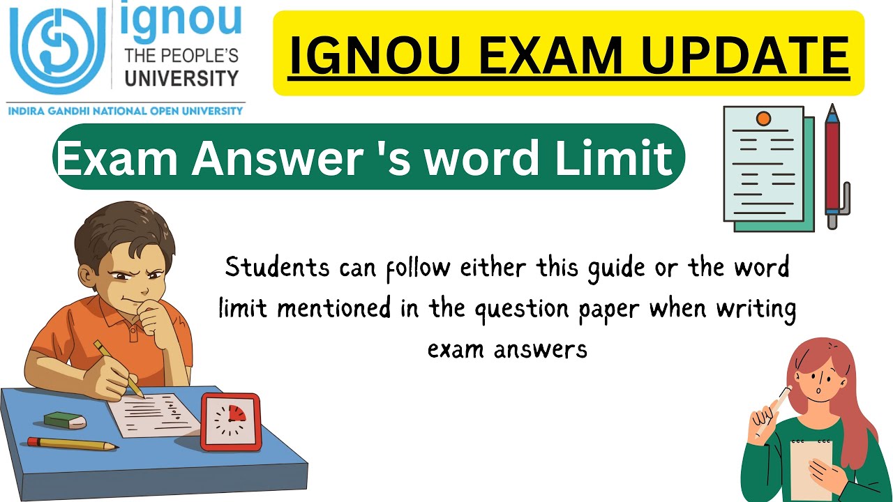 IGNOU Exam Answer Word Limit Based On Marks Of Questions gyangate ignou-exam-answer-word-limit-based-on-marks-of-questions-gyangate
