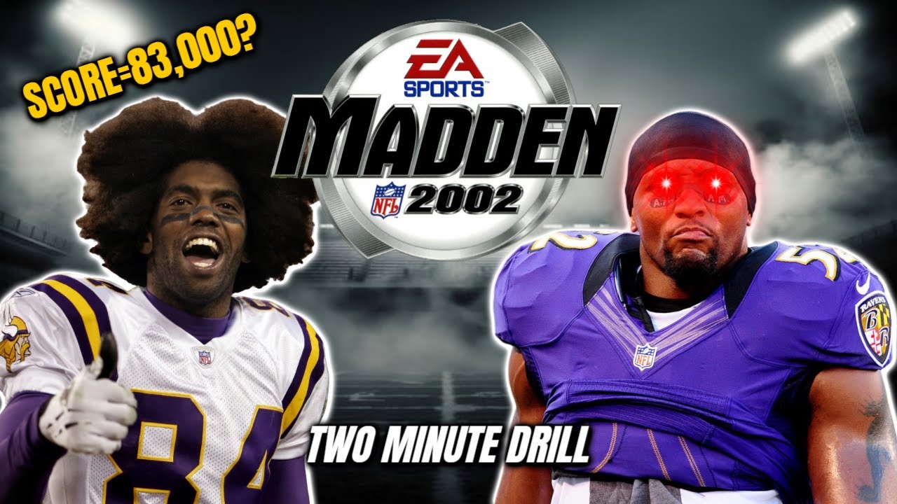 Madden 2002 PS2 Gameplay - Two Minute Drill New High Score - YouTube