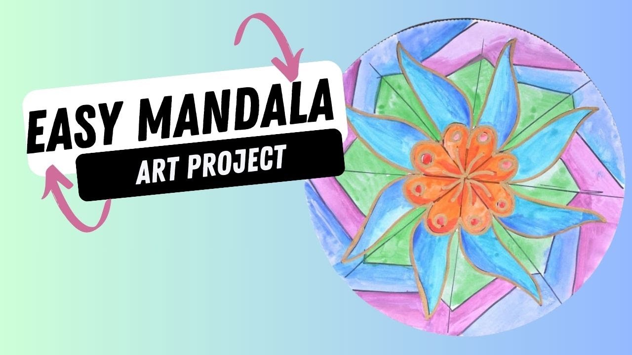 Creative Mandala Art Project That Fun And Easy - YouTube