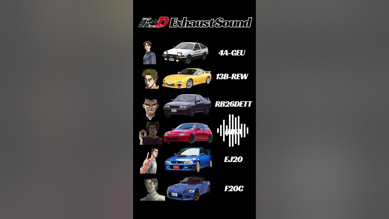 Initial D Exhaust Sound - YouTube