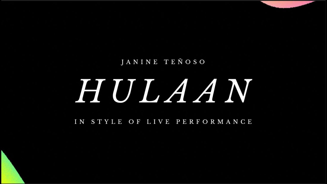 Hulaan By Janine Teñoso (Karaoke Live Performance) Female Key - YouTube