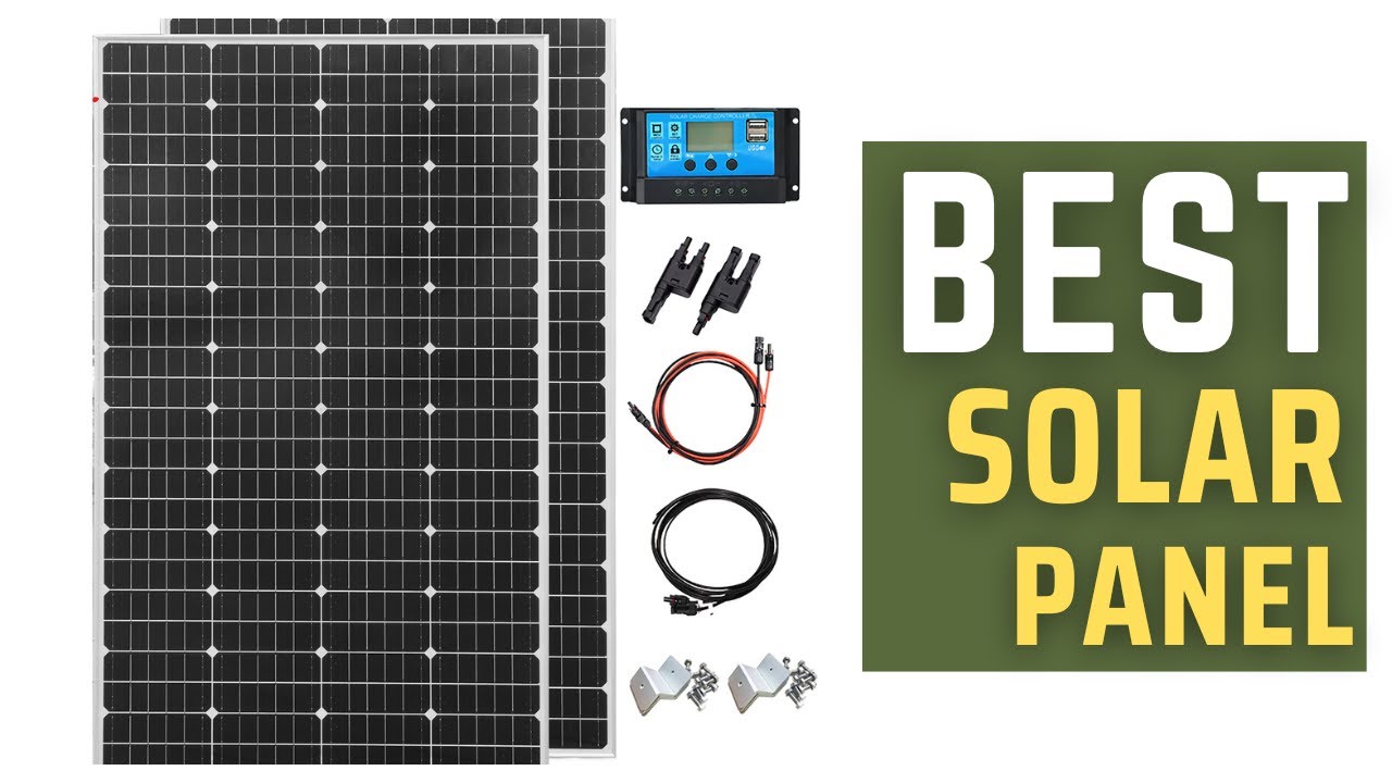 Best Solar Panel | 200W Glass Rigid Solar Panel Review in 2024 - YouTube