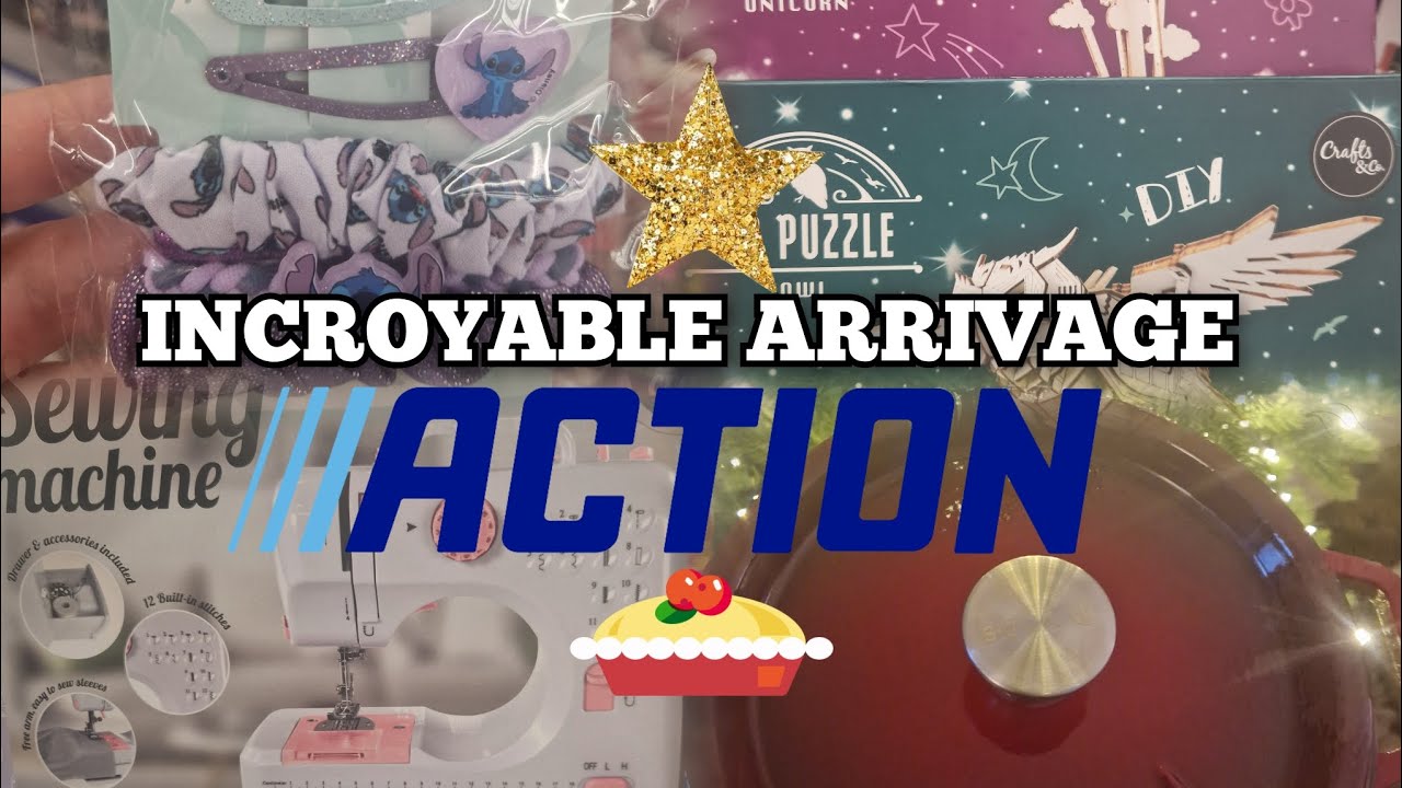 🛒ARRIVAGE DE FOLIE CHEZ ACTION 🧵MACHINE À COUDRE 39€95 🎅 NOËL AVANT L ...