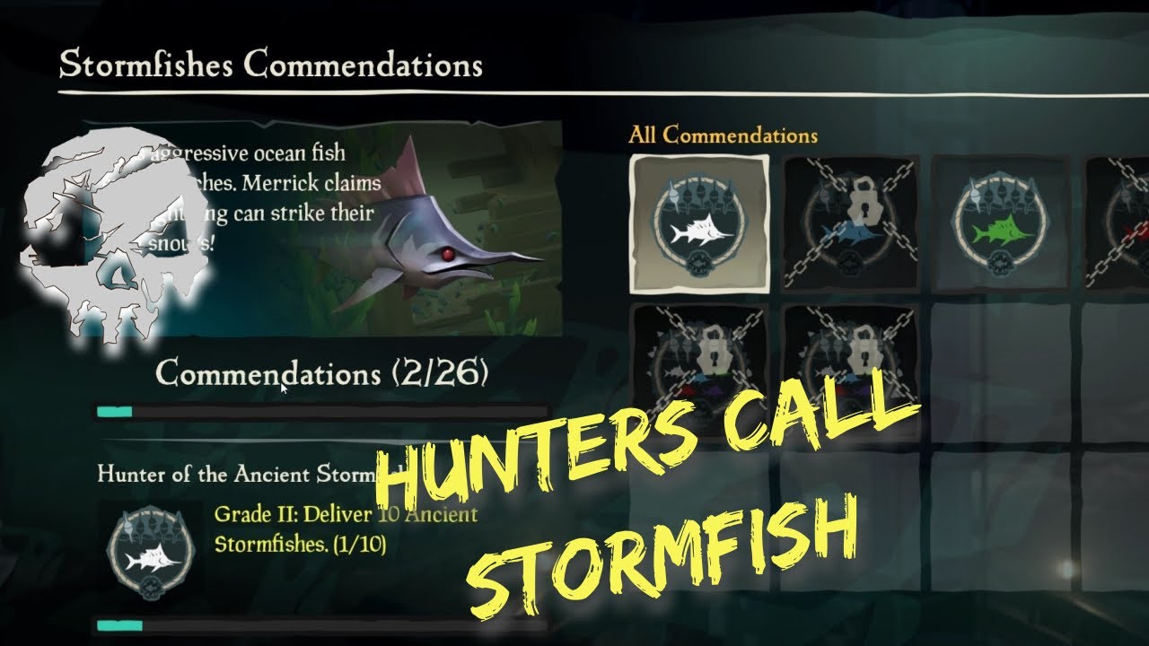 Sea of Thieves Fishing guide - STORMFISH - YouTube