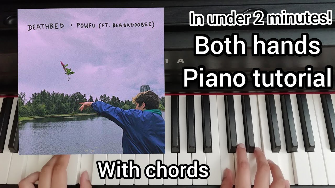 DEATH BED | Piano Tutorial - YouTube