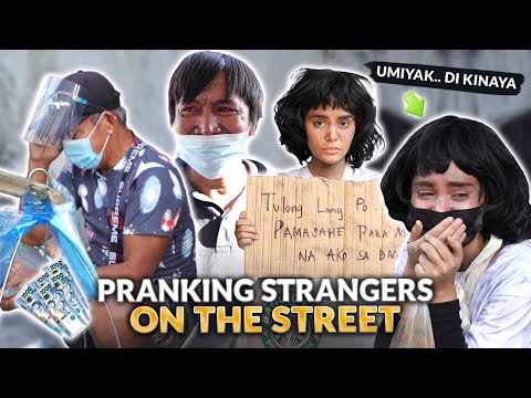 PRANK ON STRANGERS ON THE STREET! *UMIYAK AKO DI KO KINAYA* | IVANA ALAWI