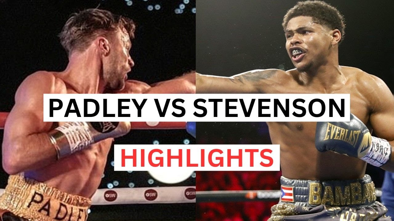 Shakur Stevenson vs Josh Padley Highlights & Knockouts - YouTube