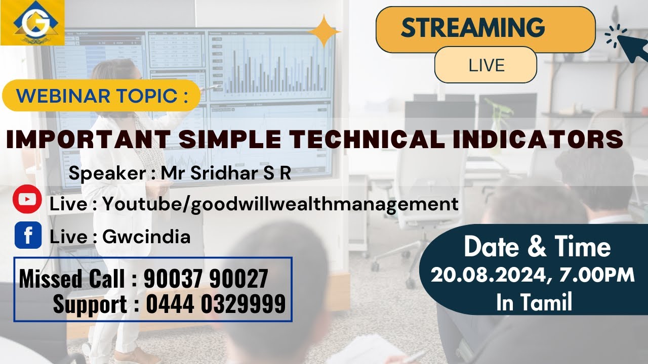Live Webinar Event: Important Simple Technical Indicators - Tamil - YouTube