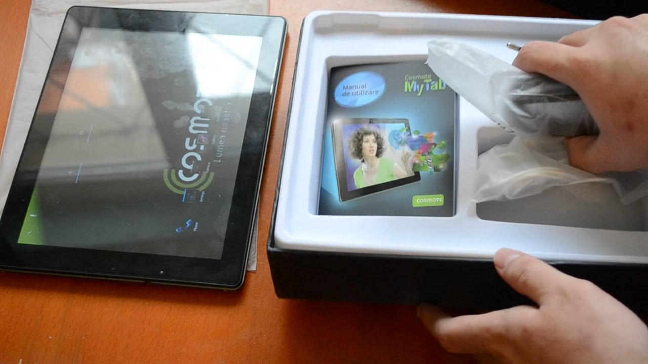 Cosmote My Tab - unboxing - YouTube