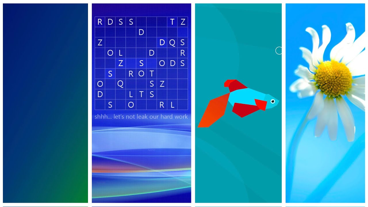 Windows 8 Wallpaper Evolution! - YouTube