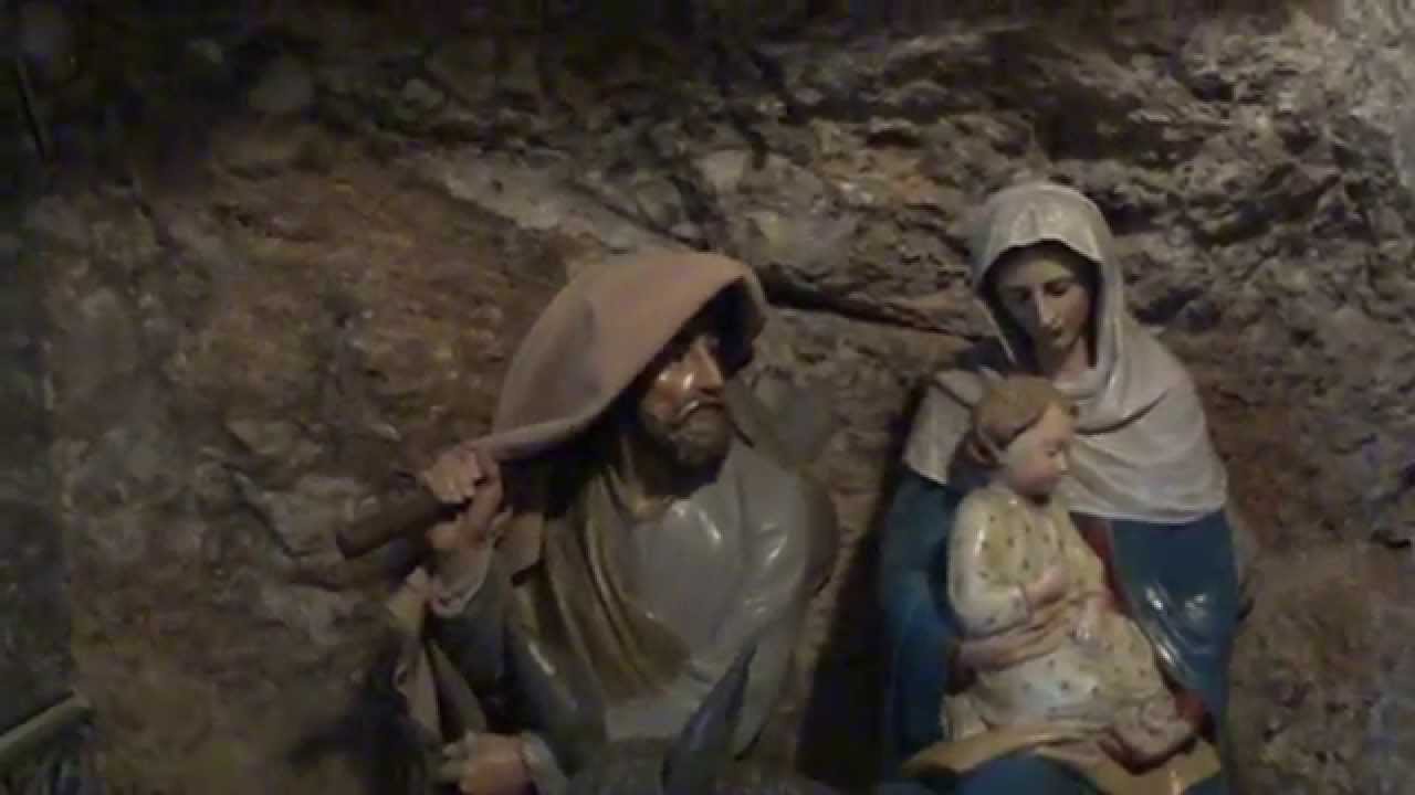 The Holy Family fleeing to Egypt. Milk Grotto Church, Bethlehem - YouTube