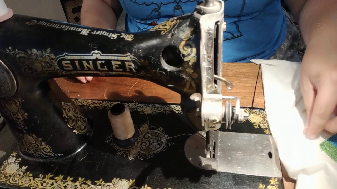 Treadle embroidery 101 - YouTube