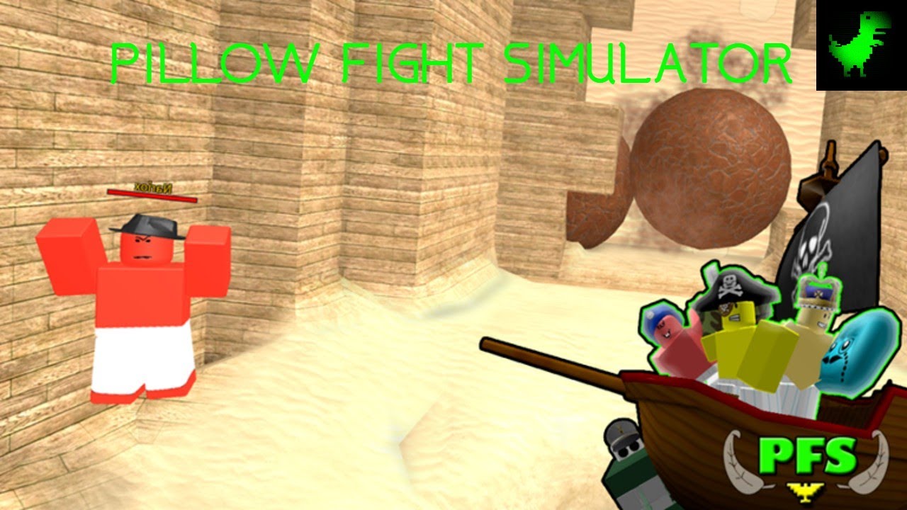 I play Pillow Fight simulator - YouTube