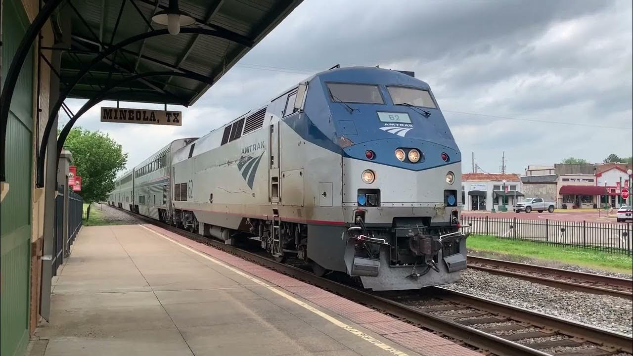 2023-04-04d Amtrak #22 Texas Eagle Eastbound - YouTube
