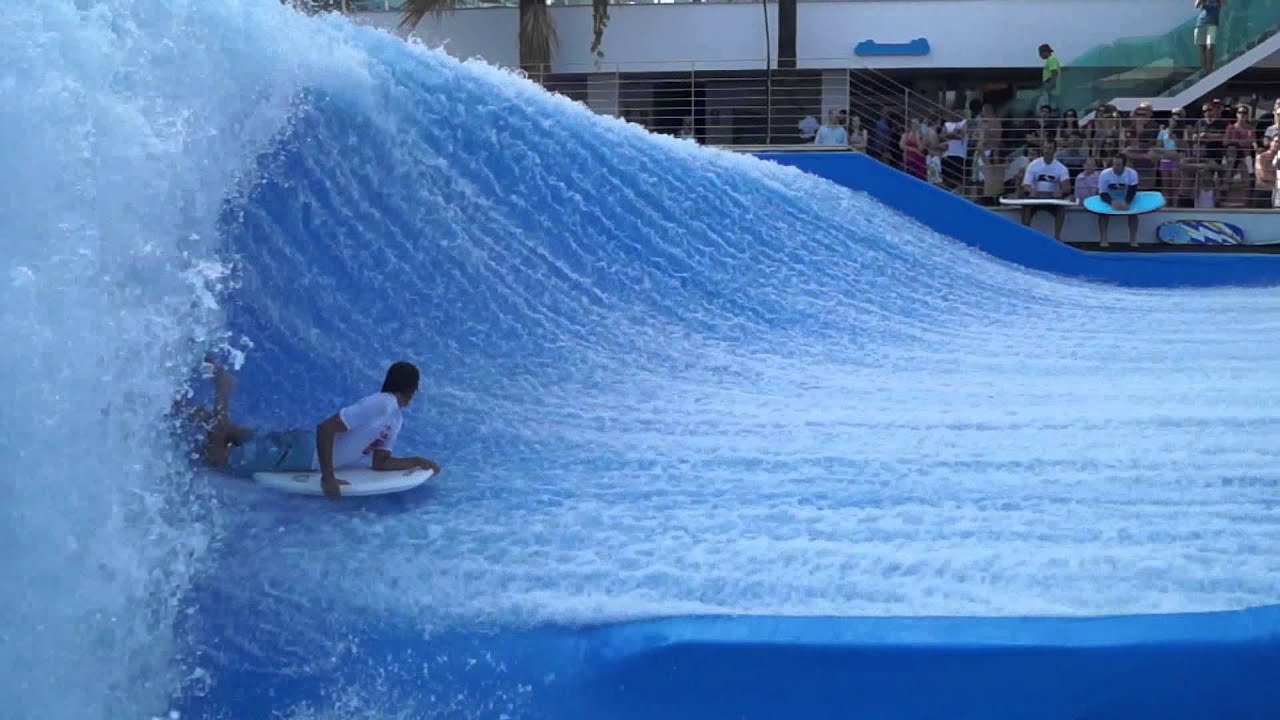 Worlds best Flow Rider Chris Childers amazing 1st - YouTube