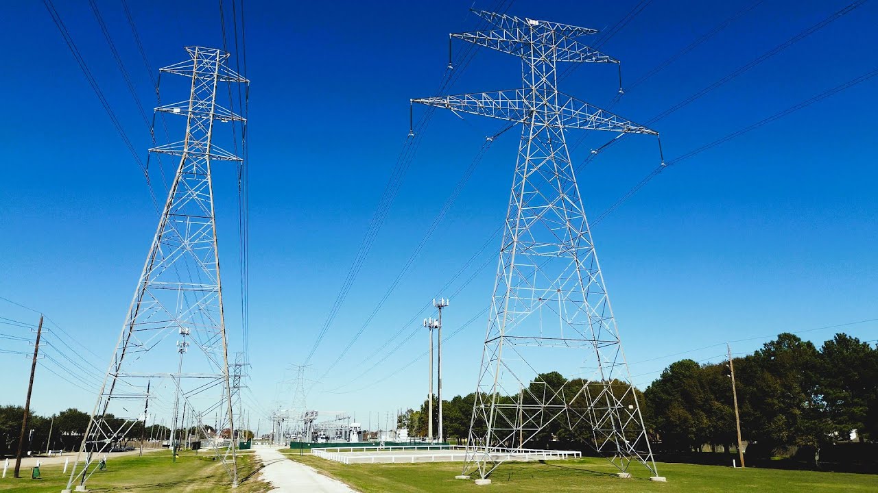 Power Lines in Houston, Texas - YouTube