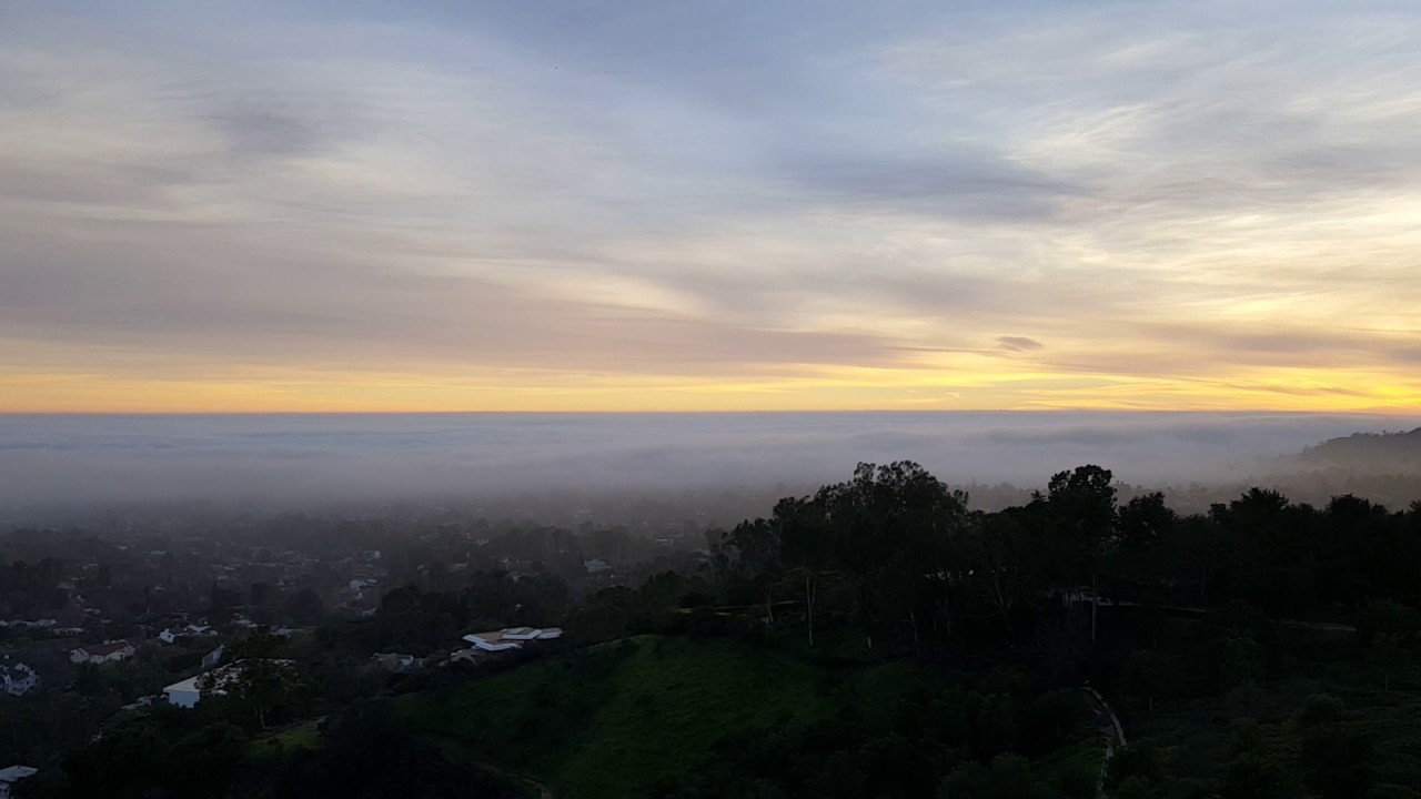 Sunset from Getty Center - YouTube