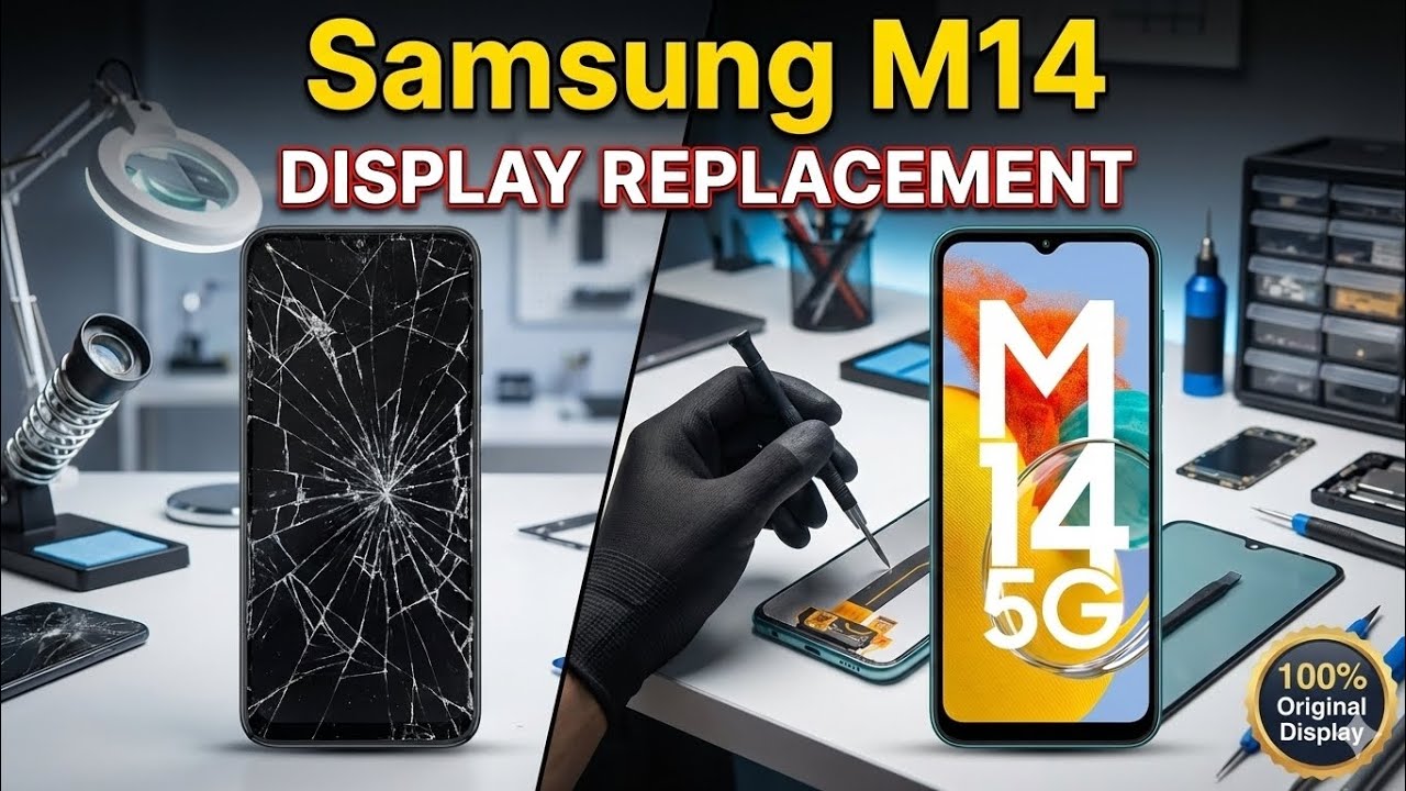 Samsung Galaxy M14 Display Replacement | How to change Samsung m14 ...