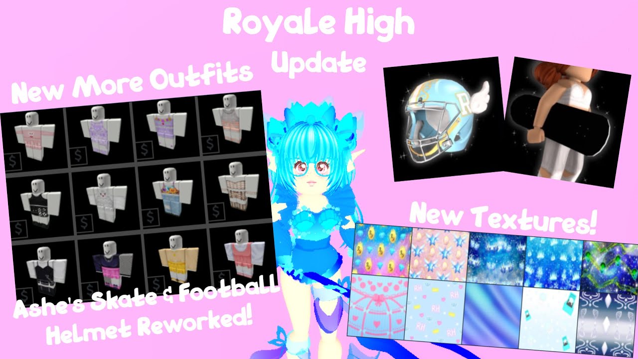New Textures, Clothes & Items Reworked!!! Royale High Update - YouTube