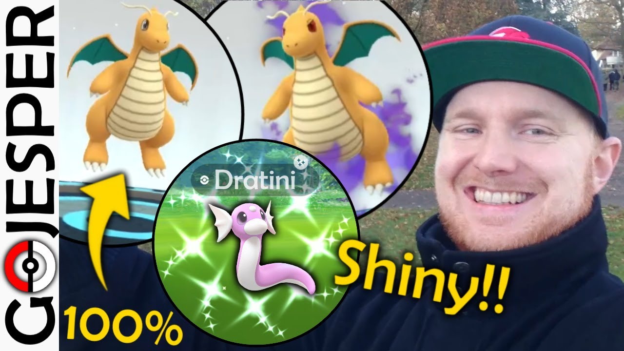 Shiny!! 100%!! og Shadow Dragonite!! Dratini Community Day Classic ...