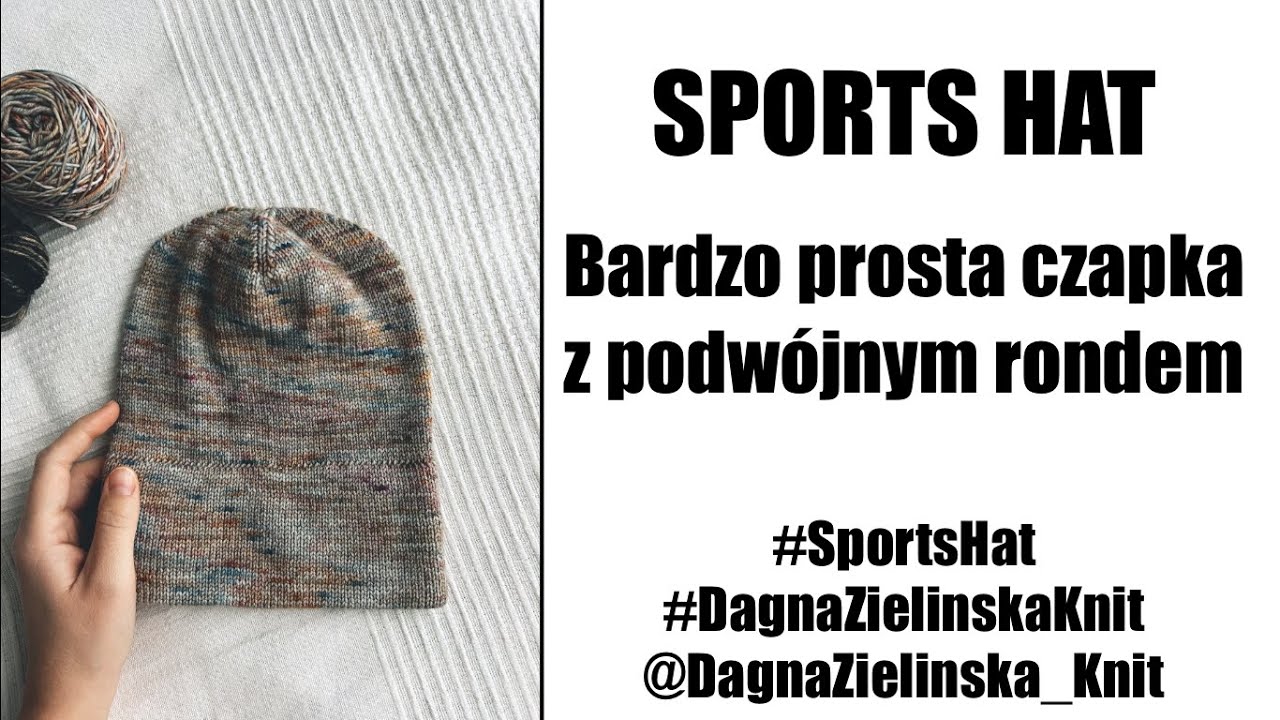 Sports Hat. Jak zrobić czapkę z podwójnym rondem? - YouTube