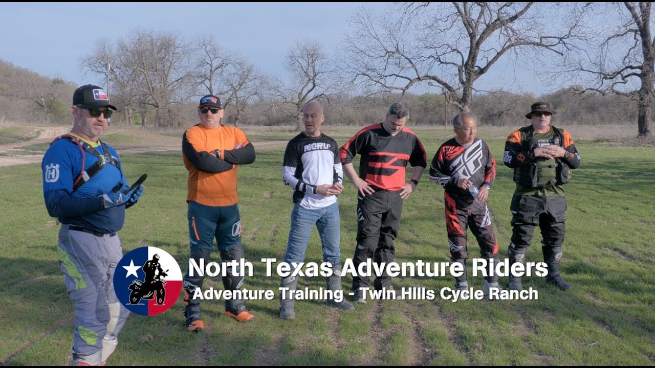 North Texas Adventure Riders - Adventure Bike Training at Twin Hills ...