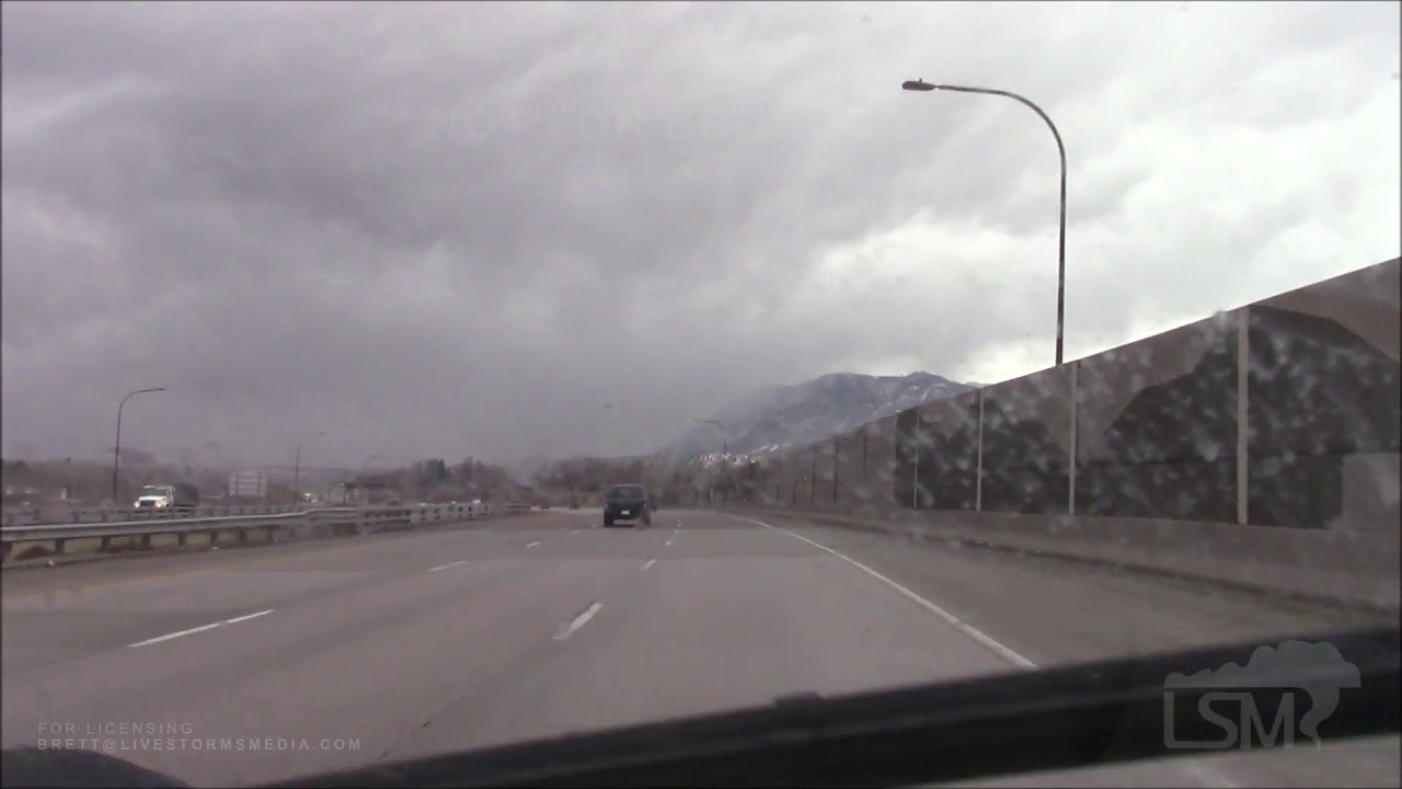 02-24-2020 Colorado Springs, CO Snow Squall Warning Sunshine to ...